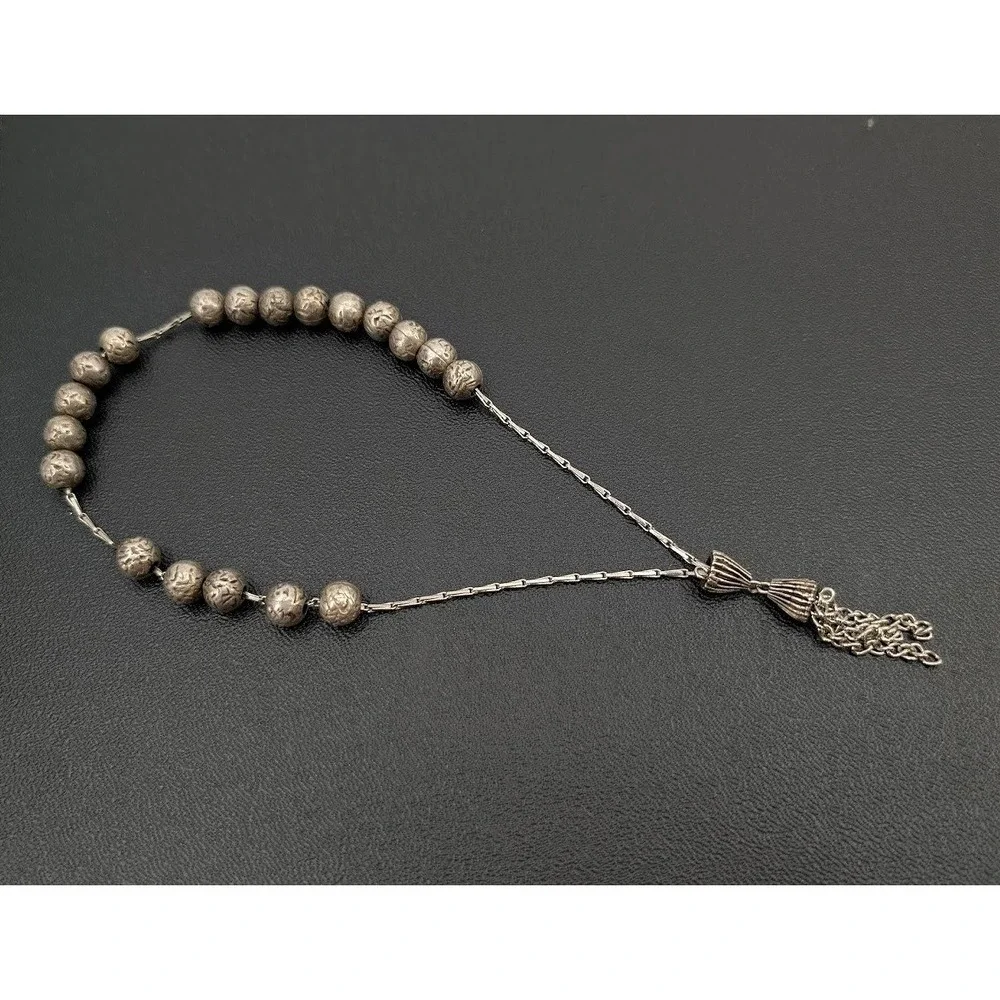Jewelry | Vtg Middle Eastern Prayer Beads Tasbih Turkish Tassel 19 Bead ...